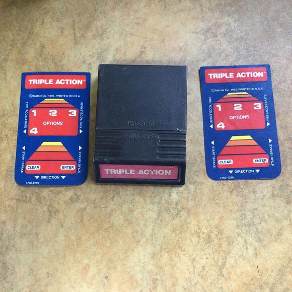 Video Games & Consoles | Vintage Intellivision Triple Action 1979 With ...